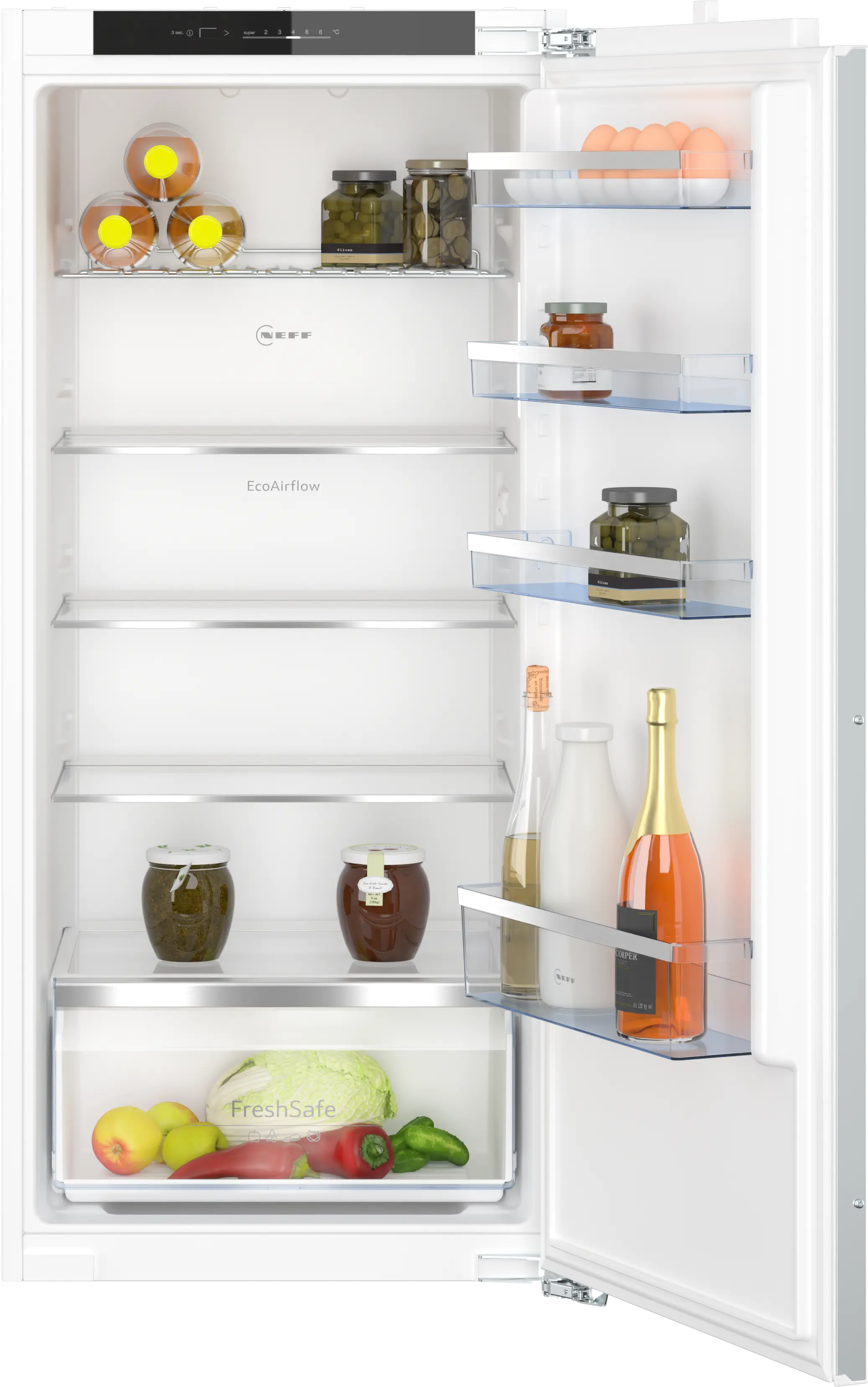 Neff N50 204 Litre In-column fixed hinge integrated fridge | KI1412FE1